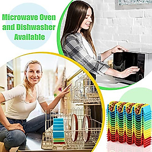 Colorful Taco Holder Stand Plastic Taco Plates Hold up to 4 Tacos Each Hard Sturdy Taco Shell Holder Wave Shape Taco Tray Dishwasher Microwave Safe Taco Rack Holders for Kitchen Serving (16 Pcs)