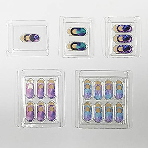 balikha 3 Pieces 0.7mm Web Camera Cover Slide Privacy, Starry Sky J