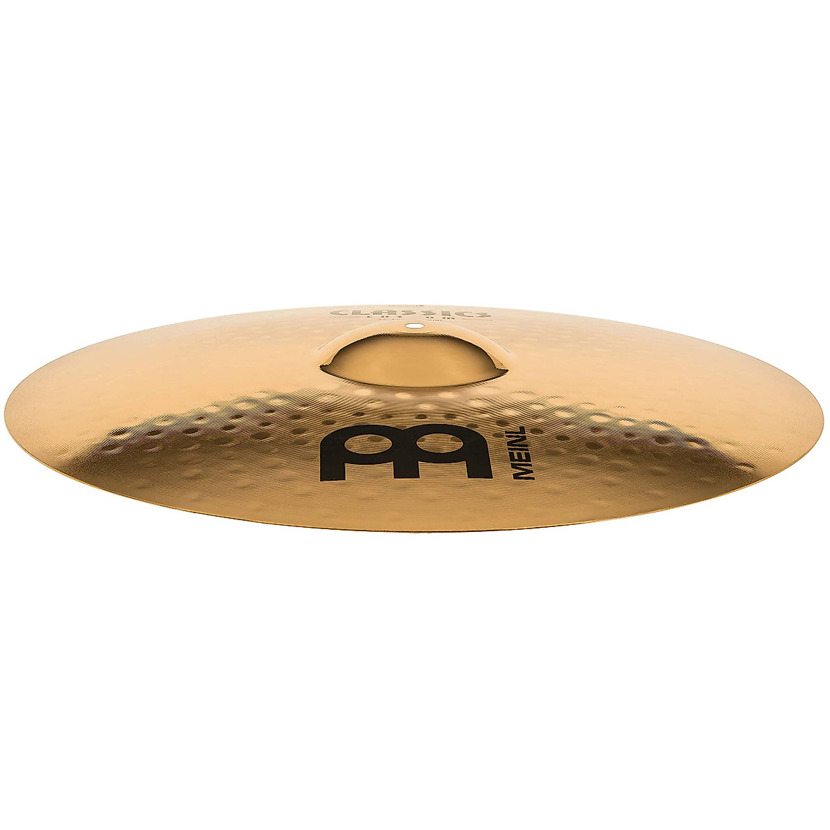 Meinl 22" Powerful Ride Cymbal - Classics Custom Brilliant - Made in Germany, 2-YEAR WARRANTY (CC22PR-B)