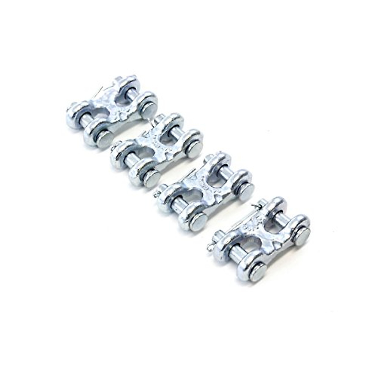 Red Hound Auto (4 Safety Chain Repair Link 1/4 Inch - 5/16 Inch Twin Link Clevis 3900 WLL