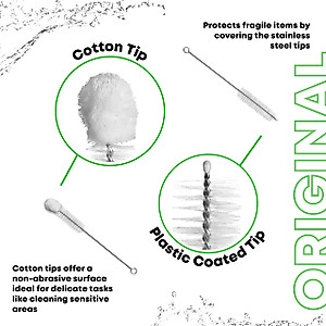 Pipe Perfect | Original (Mid-Sized) | 7pcs Multi-Purpose Brush Pack | Pipe Cleaner for Small Pipe and Tube Cleaning Brush Kit