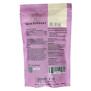 SUNMED Skin Support Dog Allergy Relief Chews with Nettle, Quercetin & Green-Lipped Mussel - Natural Seasonal Dog Allergy Chews to Soothe Skin & Support Health, 40 Count