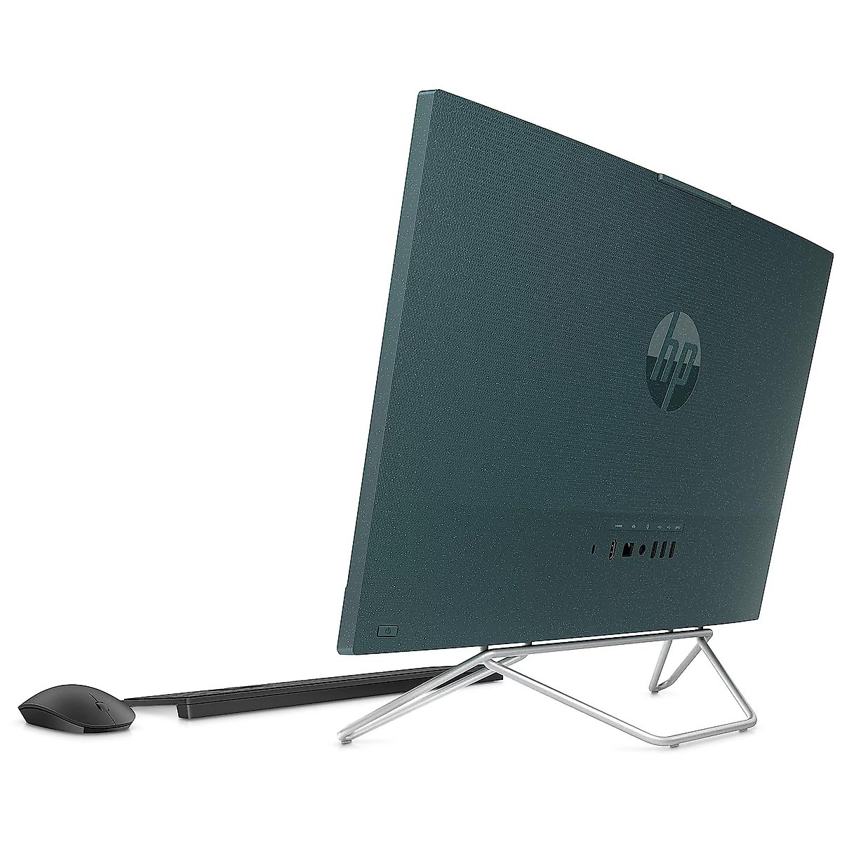 HP 2023 All-in-One AIO Desktop 23.8" FHD IPS Touch 10-Core Intel Core i5-1235U Iris Xe Graphics 16GB DDR4 1TB SSD WiFi AX RJ45 HDMI Webcam Wireless Mouse KB Starry Forest Windows 11 Pro w/RE USB