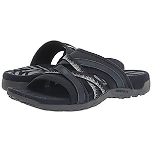 Merrell Women's Terran 3 Cush Slide Sandal, Navy, 7 Wide