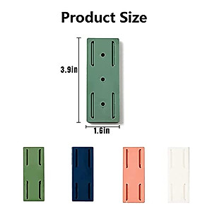 8 Pcs Adhesive Punch-Free Socket Holder - 【New Version】 Self-Adhesive Desktop Socket Fixer, Cable Management Punch Free Surge Protector, Desktop Mobile Plug-in Socket Fixer Bracket Stand (A-8Pcs)