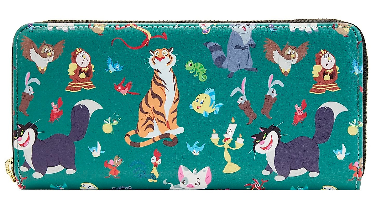 Stylish Loungefly Disney Wallet with Princess Sidekicks
