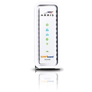 ARRIS - SURFboard Wireless-N Wi-Fi Router - White