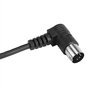 2 Button 5 Pins Hand Controller, Multiple Uses 2 Button 5 Pins Plug Connector Recliner Hand Control, Remote Replacement Part for Lift Chairs Electric Recliner, for 5-Pin 4-Core Sofa, Black