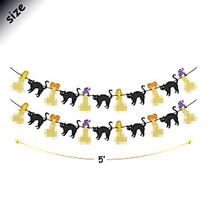 Hocus Pocus Bachelorette Party Banner Garland for Houcs Pocus Bachelorette Party Halloween Bachelorette Party Decorations