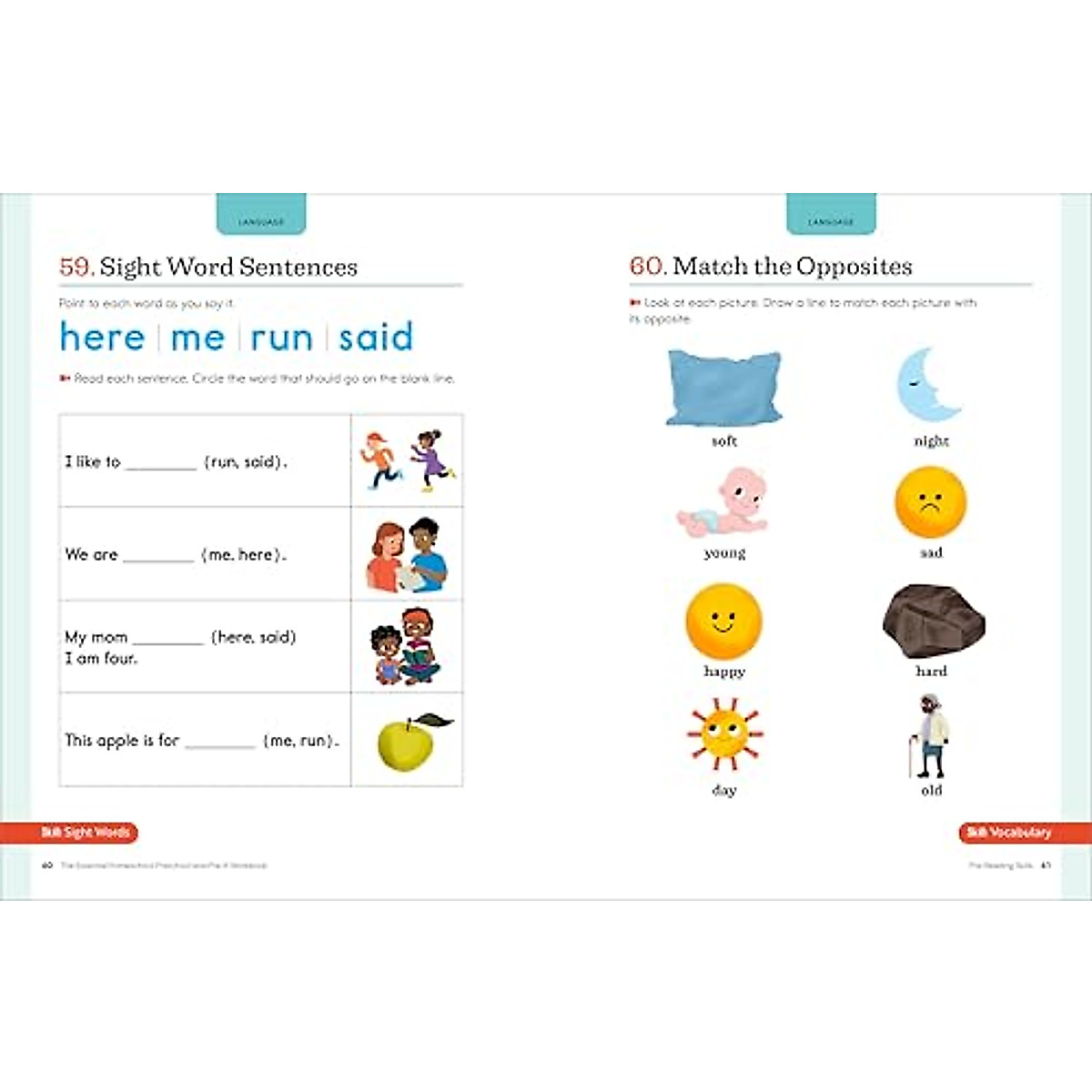 The Essential Homeschool Preschool and Pre-K Workbook: 135 Fun Curriculum-Based Activities to Build Pre-Reading, Pre-Writing, and Early Math Skills! (Homeschool Workbooks)