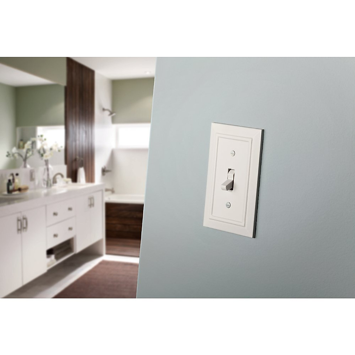 Franklin Brass W35248-PW-C Classic Architecture Double Decorator Wall Plate, Single, White