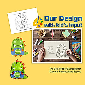 CLOVERCAT Dinosaur Lunch Box for Boys - Cute Insulated Reusable Toddler Lunch Box with Container Cooler - Toddler Lunch Bag Tote Perfect for School, Picnic, Travel, & Outdoors