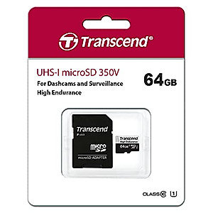 Transcend TS64GUSD350V 64GB UHS-I U1 Micro SD Memory Card