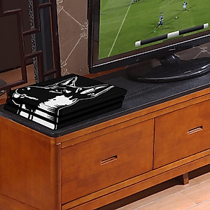 German Shepherd Head Decal Cover Sticker for PS-4 Slim PS-4 Pro Decal Sticker Compatible with PS-4 Controller Funny