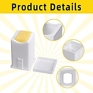 codree 3 PCS Butter Spreader Dispenser-Corn Butter Holder with Built-In Cover-Spreads Butter Dispenser on Waffles Toast Pancakes Bagels
