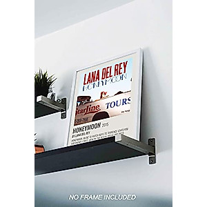 Lana Album Cover Limited Edition Posters, Music Posters (Set of 12, 8in x 10in, Unframed)