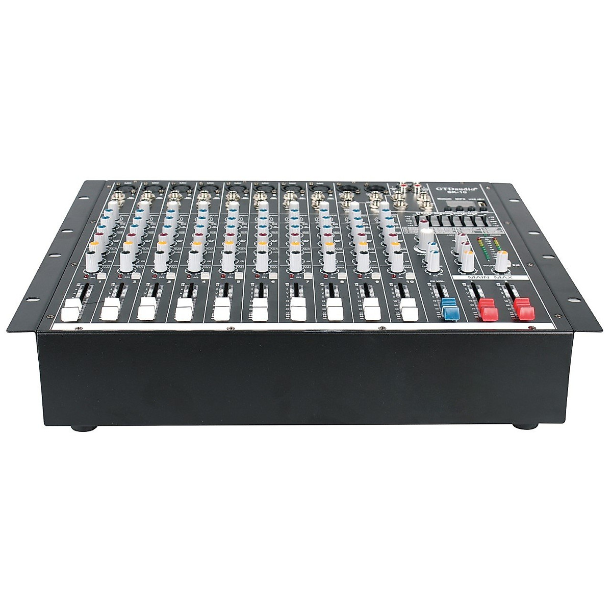 GTD Audio 10 Channel Professional Powered Mixer Power Amplifier, DJ Amplifier, USB, EQ, Effect
