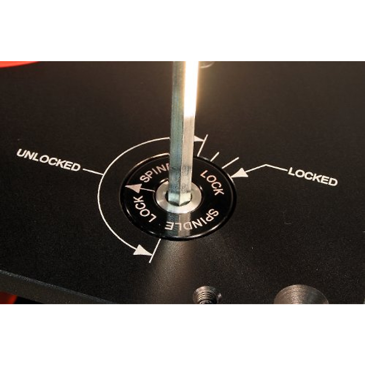 JessEm Mast-R-Lift II 02120 Router Lift, 9-1/4-Inch by 11-3/4-Inch,Black/Red