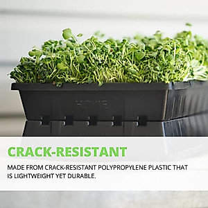1020 Seed Starting Trays, Plant Tray, Microgreens Growing Trays, Plastic Seed Trays, Reusable Seedling Tray, 5-Pack Growing Trays, Germination Tray, Planting Tray, Plant Tray For Seedlings