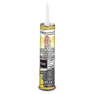 Dicor 551LSB-1 Lap Sealant for RV Roofing, HAPS-Free, Self-Leveling - Black