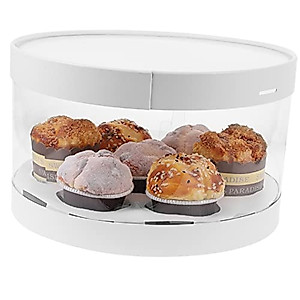 Abaodam 3pcs Cake Box Cupcake Transport Container Cupcake Holders Dessert Carrier Cupcake Storage Containers Cupcake Carrier with Lid Muffin Cake Carrier Cupcake Carrier with Cover