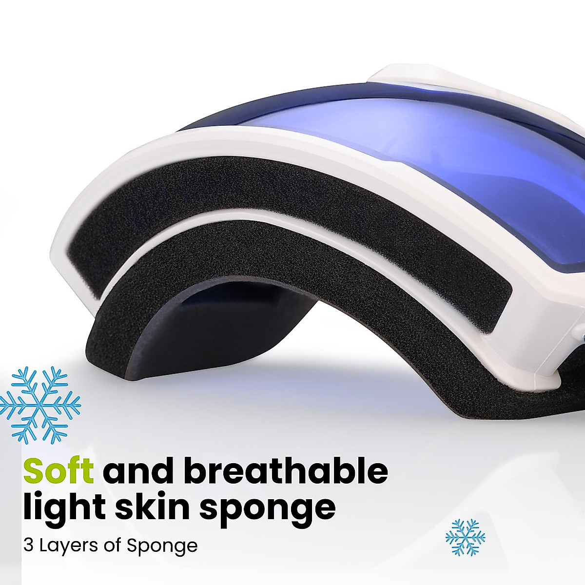 OutdoorMaster Kids Ski Goggles, Snowboard Goggles - Snow Goggles for Kids,Youth with Anti-Fog 100% UV Protection Spherical Lens - Bluebird Day