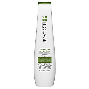 Biolage Strength Recovery Shampoo | Gently Cleanses & Reduces Breakage | For All Damaged & Sensitized Hair | Vegan | Cruelty-Free | Strengthening Shampoo | Infused with Vegan Squalane | 13.5 Fl. Oz