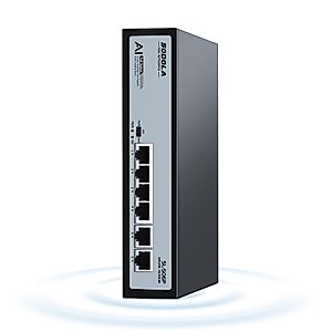 SODOLA 4 Port PoE+ Switch | 4 PoE+ Ports &2 Fast Ethernet uplink,65W 802.3af/at, Extend Function, Fanless Metal,Plug & Play Unmanaged Network Switch
