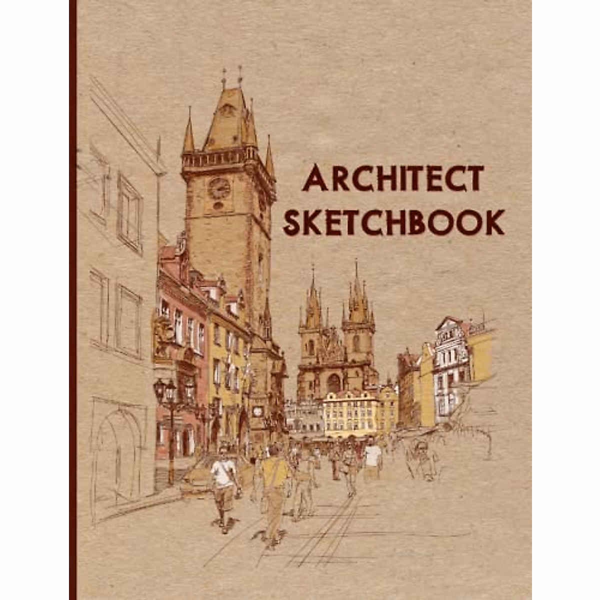 Architect Sketchbook - Notebook for Architects, Designers, and Architecture Students - grid paper (scale reference 1:50; 1:100), dotted paper (scale ... paper - 8.5" x 11" inches, 105 blank pages