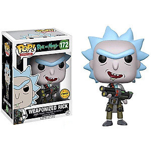 Funko Pop! Animation: Rick and Morty Weaponized Rick Chase Variant Vinyl Figure (Bundled with Pop Box Protector CASE)