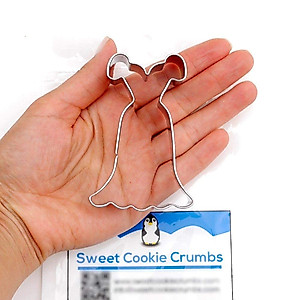 Sweet Cookie Crumbs Dress Cookie Cutter- Stainless Steel