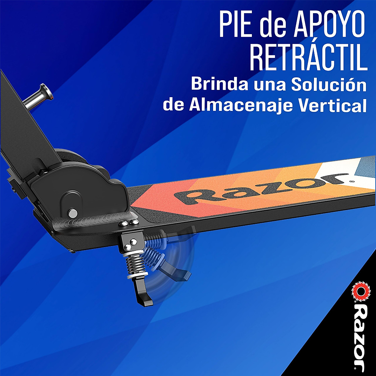 Razor A5 Lux Kick Scooter for Kids Ages 8+ - 8" Urethane Wheels, Anodized Finish Featuring Bold Colors and Graphics, For Riders up to 220 lbs