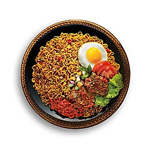 Indomie Mi Goreng Instant Stir Fry Noodles, Halal Certified, Original Flavor, 3 Ounce (Pack of 30)