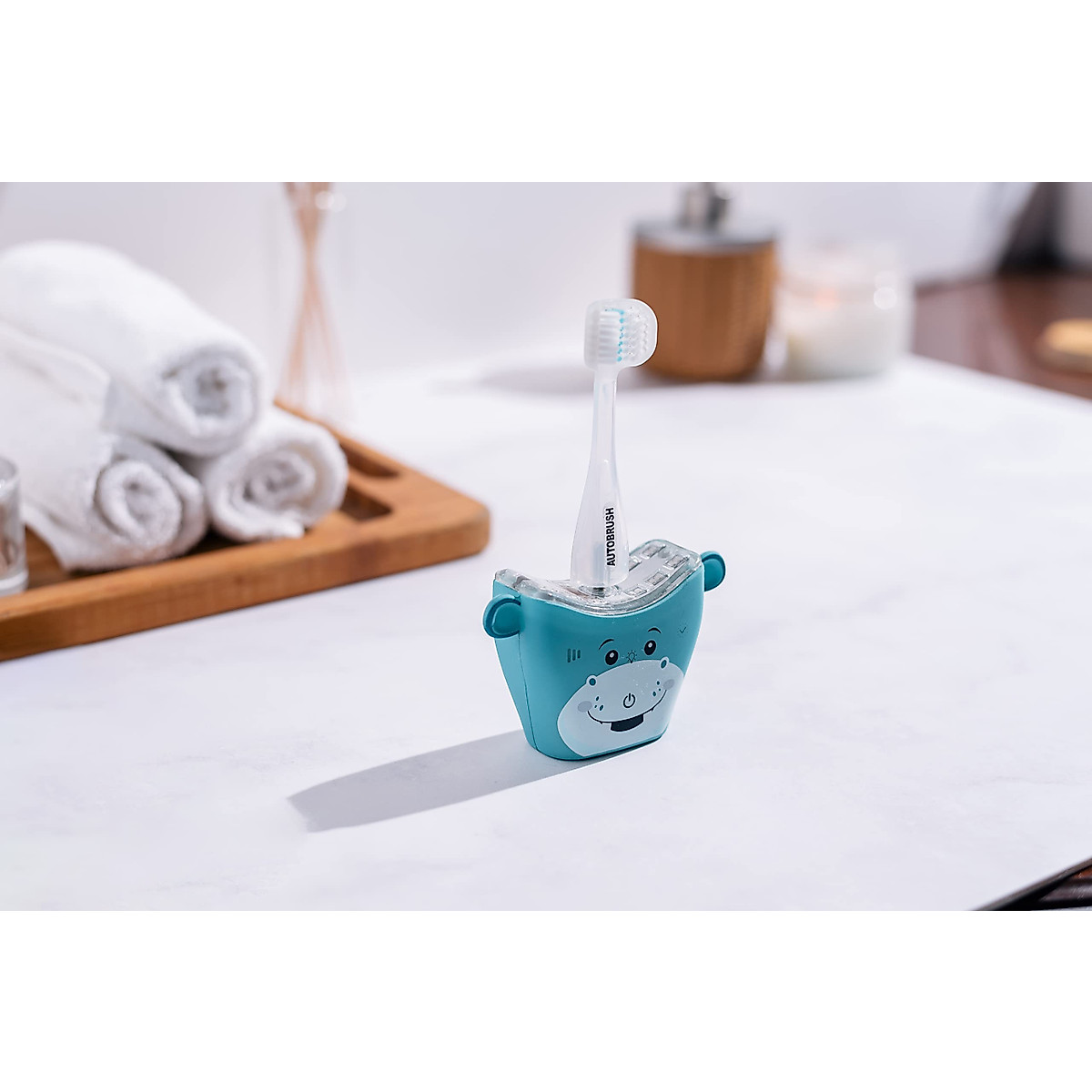 AutoBrush Triple Sided Brush Head Attachment Compatible with All Autobrush toothbrushes (Manual, Sonic, Sonic Pro), Pack of 1