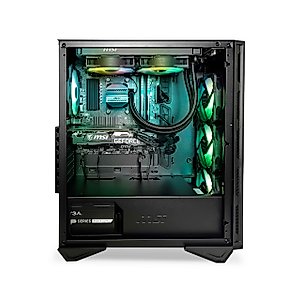 NSX GAMING Desktop Pc AMD Ryzen 7 5700X, RTX 3060 Ventus 2X, 1TB NVME SSD, 16GB DDR4 RAM 3600 RGB, 650W Bronze PSU, 240mm Watercooling, Wi-Fi, Windows 11 Home 64, Keyboard and Mouse Gamer