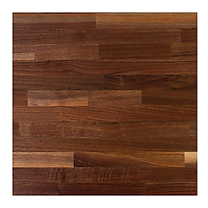 John Boos WALKCT-BL2425-O Blended Walnut Counter Top with Oil Finish, 1.5" Thickness, 24" x 25"