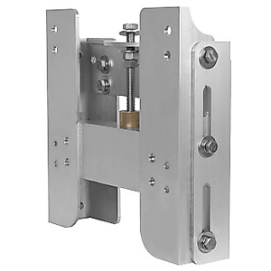 KUAFU 4'' Set Back Jack Plate Manual Power Lift Transom Outboard Boat Motor