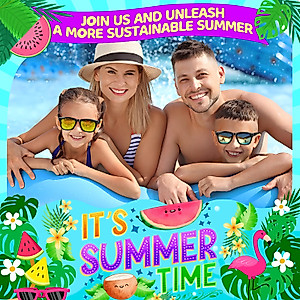 INNOCHEER Kids Sunglasses Bulk, 24 Pack Party Favors Sunglasses for Kids, Neon kids sunglasses party favors for Pool Party Beach Party Birthday Graduation Party Supplies, Goody Bag Favors for Kids