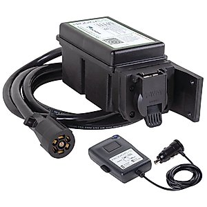 Tekonsha 902502 Prodigy RF, Plug & Play Trailer Mounted Proportional Brake Controller for Trailers with 1-3 Axles, Black