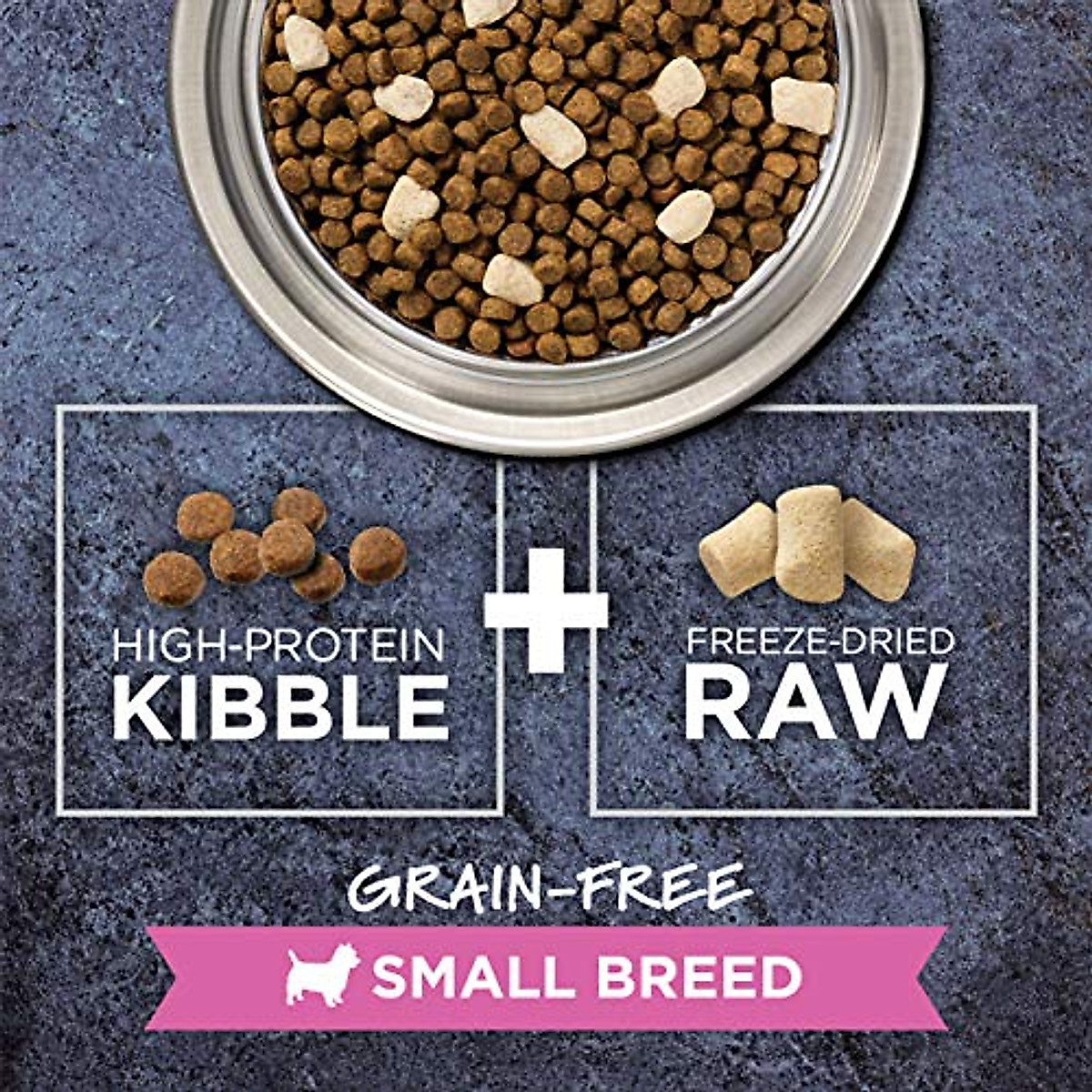 Instinct Raw Boost Small Breed Grain Free Recipe with Real Chicken Natural Dry Dog Food, Bag, 10 Pound (Pack of 1)