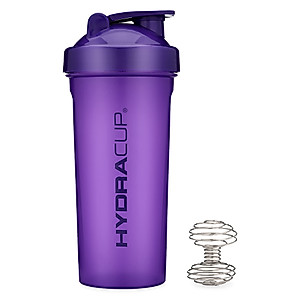 Hydra Cup 4 PACK - Extra Large Shaker Bottle, 45-Ounce Shaker Cup with Dual Blenders for Mixing Protein, from
