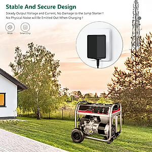 FITE ON 12V AC/DC Adapter Replacement for Briggs and Stratton B&S BS B4177GS 705927 0G5744 Generac Generator 0G9449 Battery Charger 030426-0 Jump Starter MW48-1200750 Westinghouse WGen7500 WGen7500DF