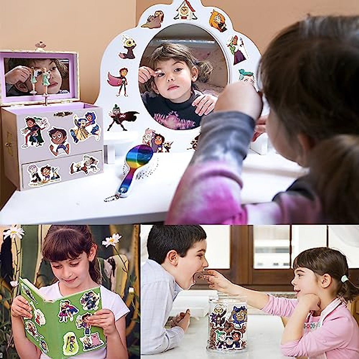 100 PCS The owl House Stickers for Water Bottle,Cute Cartoon Animal Stickers Vinyl Waterproof Stickers for Bumper,Skateboard,Laptop,Phone, Guitar,Kawaii Stickers Gift to Kids Teens Friends Family