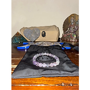 Amethyst 8mm Bracelet for Healing Crystal For Anxiety, Clarity, and Spiritual Development