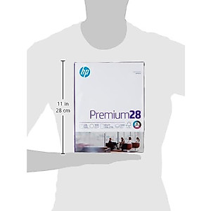 HP Printer Paper | 8.5 x 11 Paper | Premium 28 lb | 1 Ream - 500 Sheets | 100 Bright | Made in USA - FSC Certified | 205200R