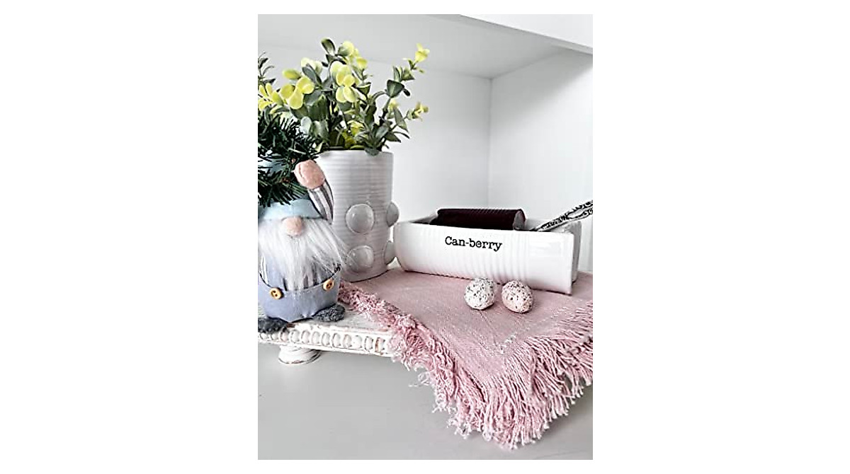Mud Pie Can-Berry Ceramic Cranberry Dish & Spatula Set