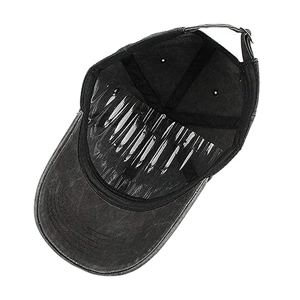 Women's Baseball Cap Mama Vintage Distressed Washed Cotton Adjustable Dad Hat Outdoor (Black 1)