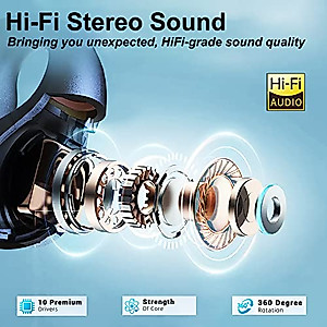 Mudtun Wireless Ear Clip Bone Conduction Headphones Bluetooth 5.3 for Android iPhone, Small Ear Clips Ear Buds Mini Light-Weight Open Ear Earbuds for Sports Running Cycling Workout, Yellow