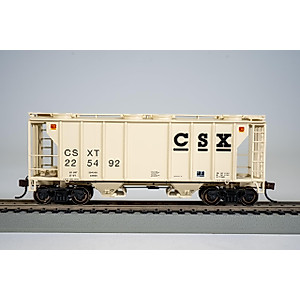 Bachmann Trains - PS-2 Two Bay Covered Hopper - Late Version - CSX® #225492 - HO Scale