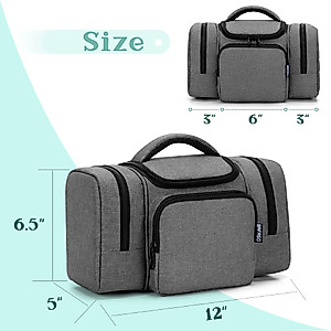 BAFASO Wearable Breast Pump Bag Compatible with Elvie Breast Pump or Momcozy S12 Pro, Tote for Wearable Breast Pump and Extra Parts (Patent Pending), Gray